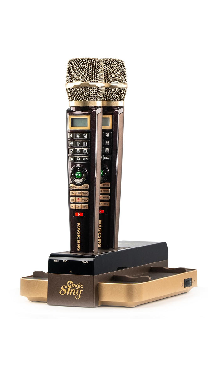 Black NEW Magic Sing E5 WiFi Streaming Karaoke Mic System – KARAOKE ...